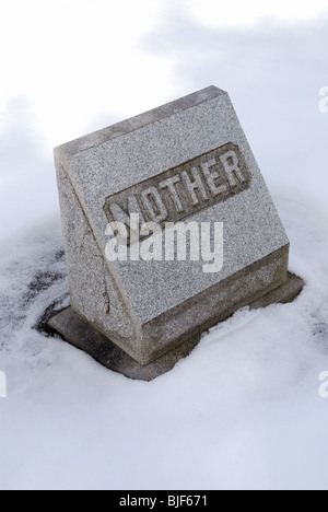Mother Headstone - Granite Cemetery Grave Headstone Marked with Mother ...