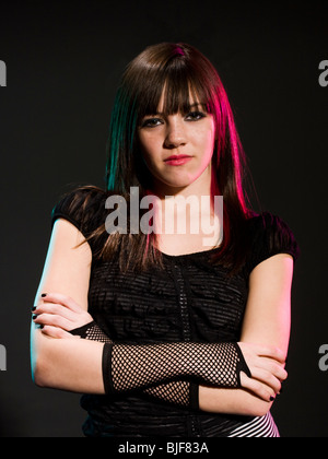 punk rock girl Stock Photo - Alamy
