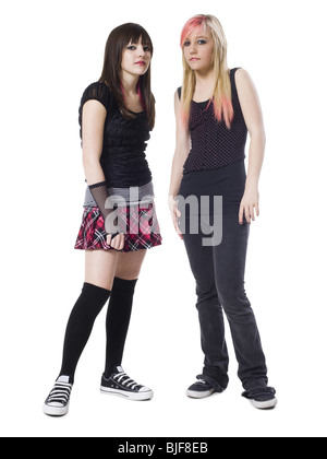 two rocker girls Stock Photo - Alamy