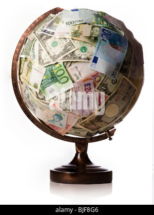 Global currency background Stock Photo - Alamy