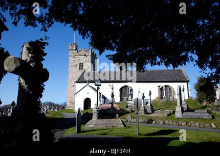 Rhos, North Wales - Llandrillo Church and Little Orme Stock Photo - Alamy