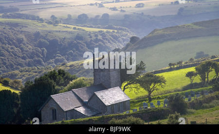 countisbury common church, Exmoor national park in somerset Stock Photo ...
