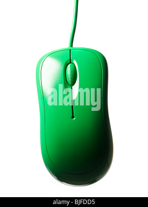 green computer mouse Stock Photo - Alamy