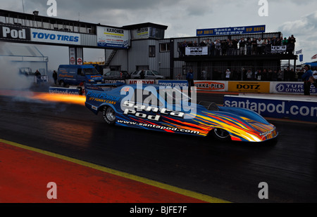 Fireforce jet powered funny car driven by Martin Hill Stock Photo - Alamy