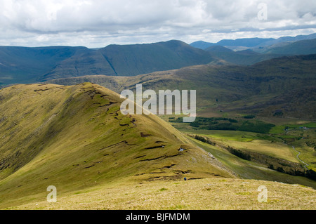The Partry Mountains from the Sheeffry Hills, County Mayo, Ireland ...