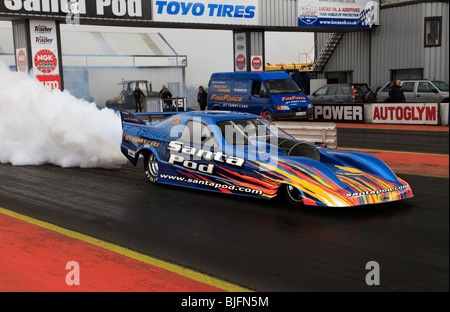 Fireforce jet powered funny car driven by Martin Hill Stock Photo - Alamy