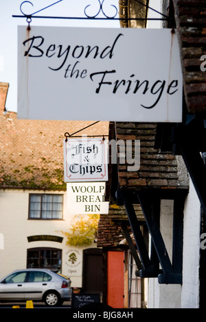 Woolpit Village sign Stock Photo - Alamy