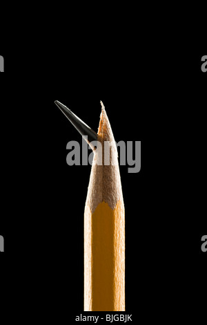 pencil with a broken lead tip Stock Photo - Alamy