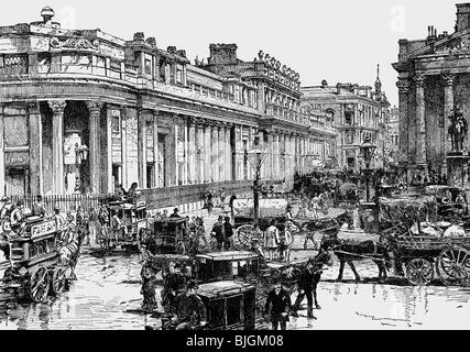 money / finance, banks, Bank of England, Threadneedle Street, London ...