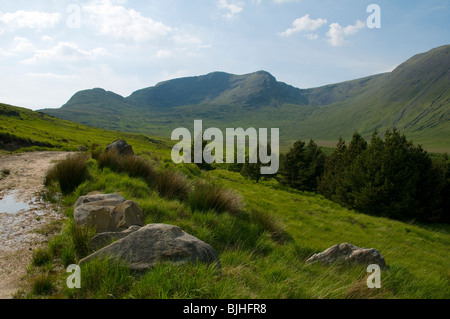 Mweelrea Mountains, Delphi Valley, County Mayo, Ireland; Mountain Range ...