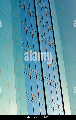 Modern architecture with reflecting windows in Leuven, Belgium Stock ...