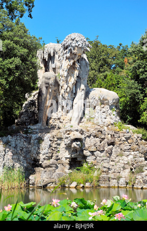 Huge 16 C. statue known as the Apennine Colossus by Giambologna in ...