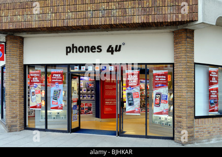 Phones 4U mobile phone shop Stock Photo - Alamy