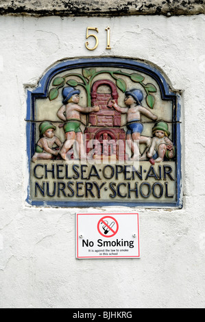 The Chelsea Open-Air Nursery School in Glebe Place; an affluent ...