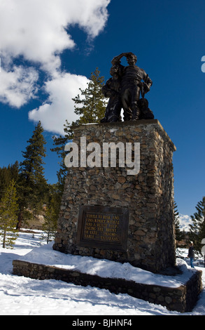 Monument to the Donner Party, Donner Memorial State Park, Truckee ...