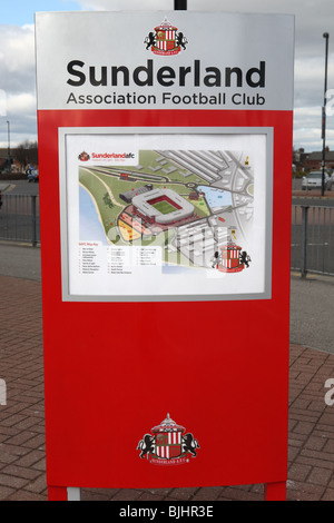 The Stadium of light, the home of Sunderland Football Club, Sunderland ...