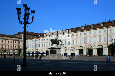 san carlo square, turin, Italy Stock Photo - Alamy