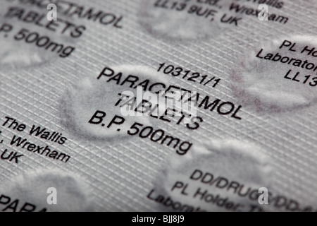 Paracetamol tablets blister pack Stock Photo - Alamy