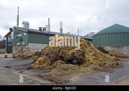 Farm producing biogas from animal waste Stock Photo - Alamy