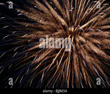 Japan, Kyoto, Hanabi Fireworks display or Flowers Of Fire Stock Photo ...