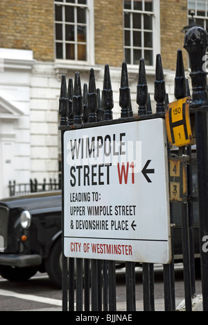 Wimpole Street, London W1 Stock Photo - Alamy