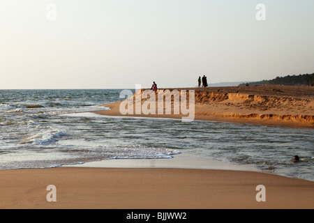 Kerala, India - Poovar Beach South. Resort floating houses. Poover ...