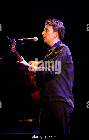 Irish singer and songwriter Paul Casey performing live in the concert ...