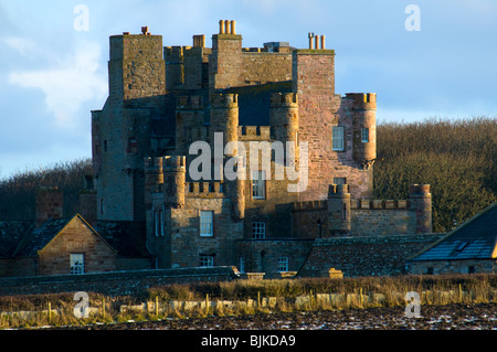 Castle of Mey Caithness Scotland the turrets windows and chimneys Stock ...