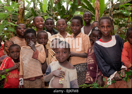 Group of Rwandan children. Rwanda Stock Photo - Alamy