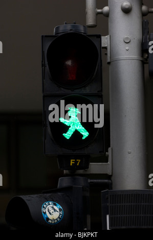German pedestrian crossing sign, Germany, Europe Stock Photo - Alamy