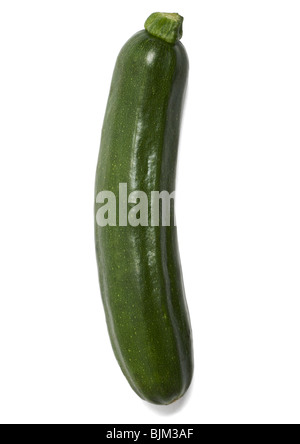 Courgette on a white background Stock Photo - Alamy