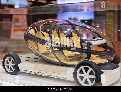a concept car or prototype, an electric vehicle in special style ...