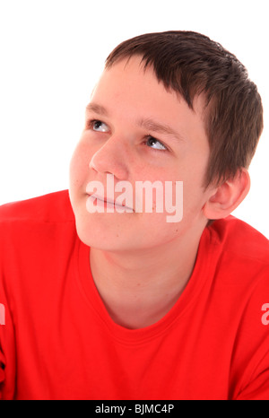 Portrait of a 14 year old schoolboy Stock Photo - Alamy