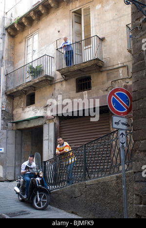 Italy, Calabria, Cosenza, Old Town, Süditalien, town, houses ...