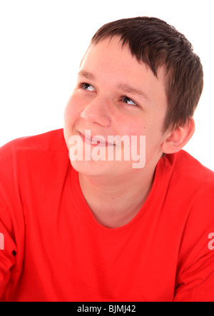 Portrait of a 14 year old schoolboy Stock Photo - Alamy