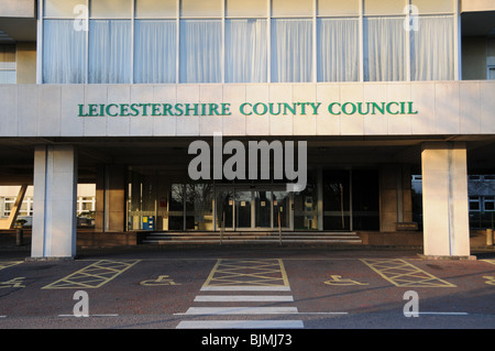 Leicestershire County Hall, Glenfield, Leicester, uk Stock Photo - Alamy