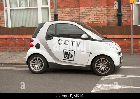 Mobile CCTV car for issuing traffic parking tickets UK Stock Photo - Alamy