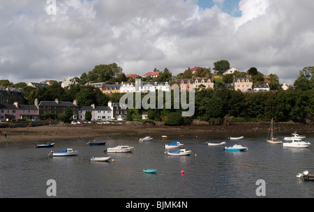 Portree harbour view in Skye island Stock Photo - Alamy