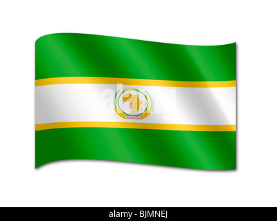Flag of the African Union Stock Photo - Alamy
