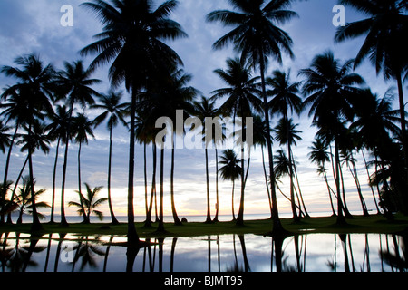 Sunset in Chuuk, Micronesia Stock Photo - Alamy