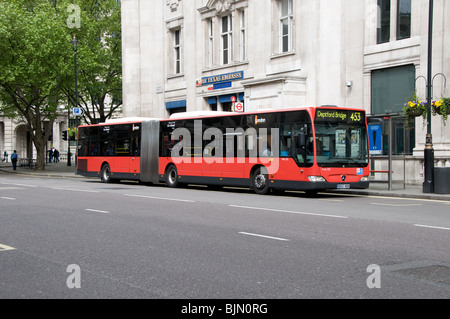 Mercedes Citaro bendy bus in the city of London, England Stock Photo ...