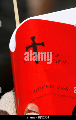 Catholic mass. Mass book with hymns and a religious image. Saint Peter ...