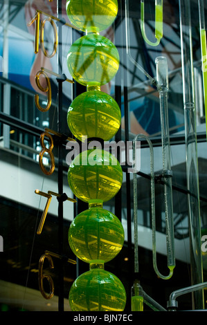Berlin Europa Center Wasseruhr water clock Stock Photo - Alamy