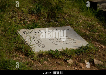 Robin Hood cave in Creswell Crags in Derbyshire Stock Photo - Alamy