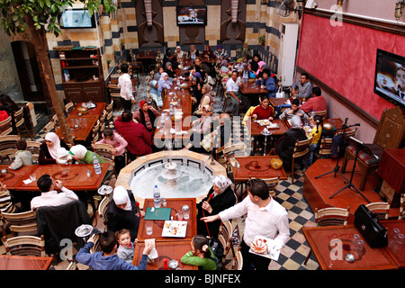 Restaurant in Damascus Stock Photo - Alamy