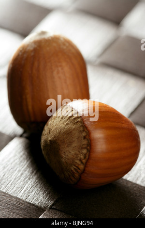 Delicious hazelnuts, macro detail, warm golden light Stock Photo - Alamy
