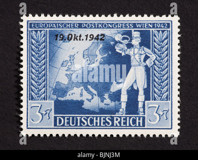 European Postal Congress, Vienna, postage stamp, Germany, 1942 Stock ...