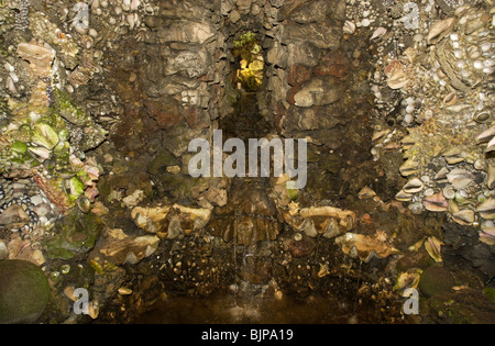 Underground Shell Grotto folly in Goldney Hall Garden Bristol ...