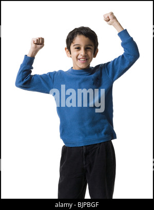 Boy hoping for something Stock Photo - Alamy