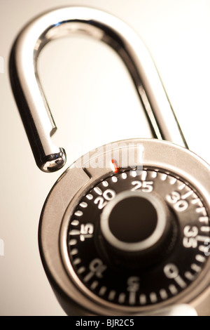 close combination lock, cut out Stock Photo - Alamy